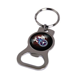 NFL Tennessee Titans Silver-Tone Bottle Opener Key Ring By Rico ...