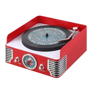 9in. Retro Record Player - Bed Bath & Beyond - 43357323