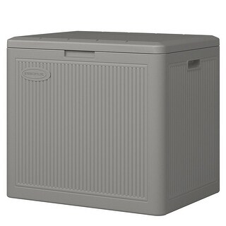Suncast 22 Gallon Indoor Outdoor Small Patio Deck Box Storage Chest ...