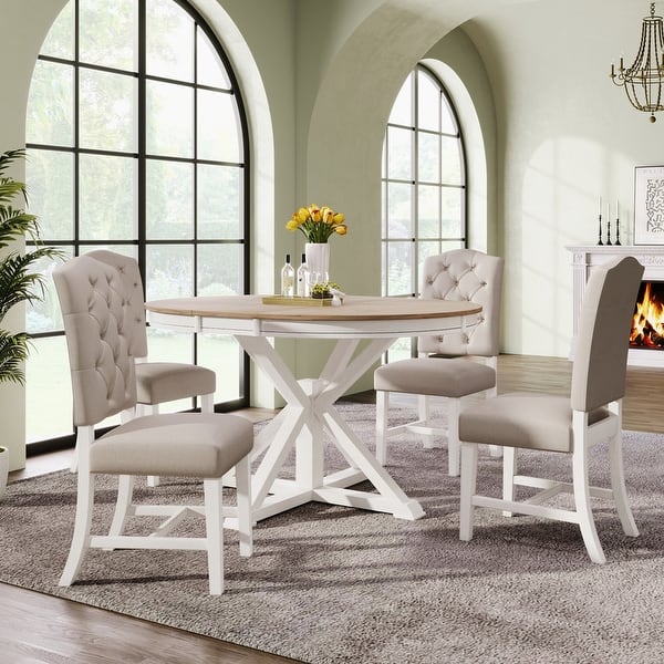 retro dining table set for 4