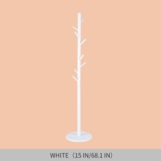Wooden White Coat Rack - Bed Bath & Beyond - 36910096