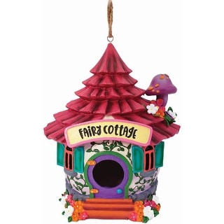 Spoontiques 10162 fairy cottage birdhouse - Bed Bath & Beyond - 29489030