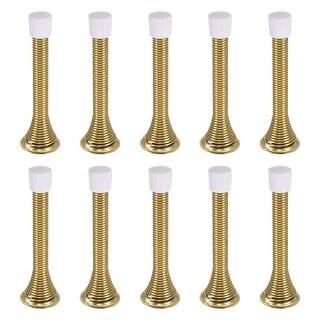 Spring Door Stopper, Heavy Duty Spring Steel Door Stops with Rubber ...