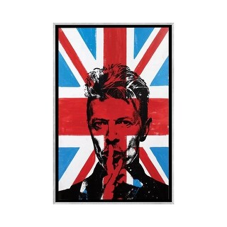 iCanvas "David Bowie - Union Jack" by Dane Shue Framed - Bed Bath ...