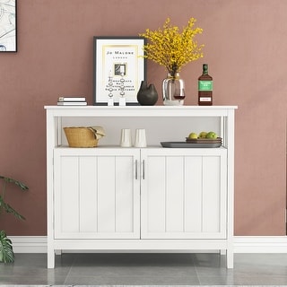 Kitchen Buffet Server Cabinet with 2 Shelves - Bed Bath & Beyond - 38195568