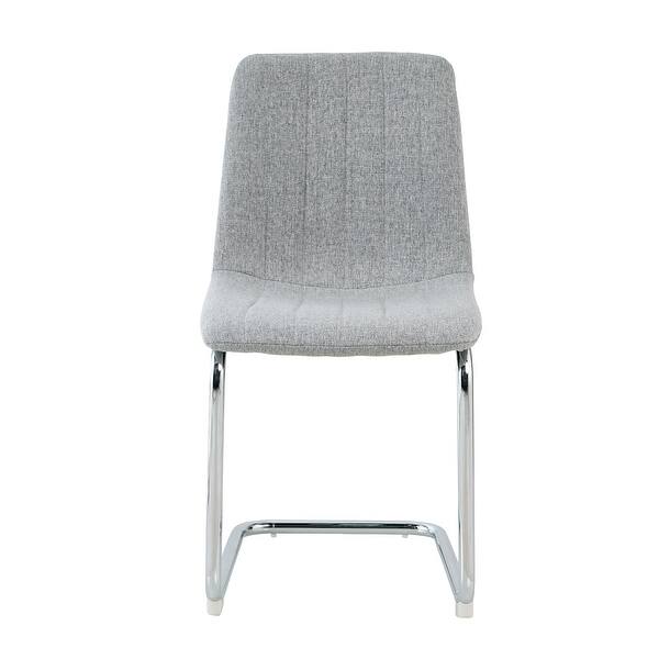 Modern simple light luxury dining Light Grey chair home bedroom stool ...