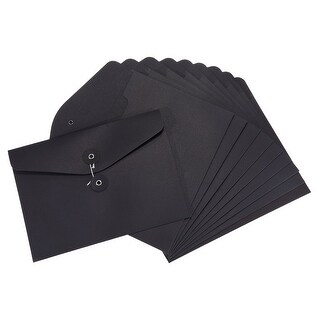 10pcs String File Folders A5 Document Holder Filing Envelopes Jacket ...