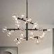 30 - Light Dimmable Glass Bubble Sputnik Mid Century Modern Chandelier ...