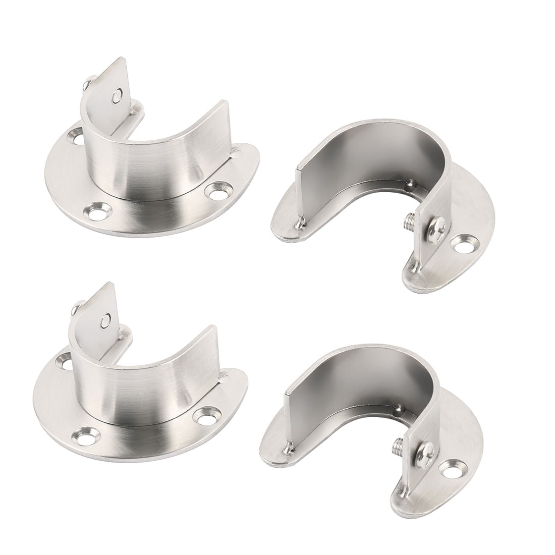 Stainless Steel Rod Socket Flange Rod Holder Bracket End Support ...