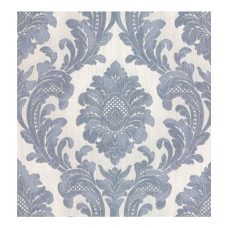 Fine Decor Milano Light Blue Damask Wallpaper - Bed Bath & Beyond ...