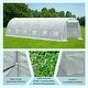 Aoodor Patio Greenhouse Heavy Duty Frame Portable Hot House with 1 ...