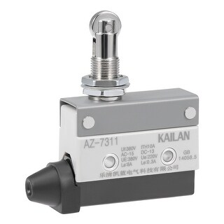 AZ7311 Roller Plunger Micro Limit Switch Momentary Panel Mount 1NC,1NO ...