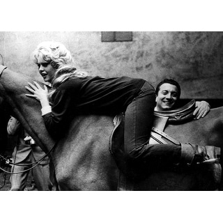 Brigitte Bardot lying on a horse Photo Print - Bed Bath & Beyond - 25395762