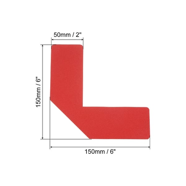 5s Location Marking Corner 6x6x2" 8Pcs Notch L Shaped Floor Marker Red ...