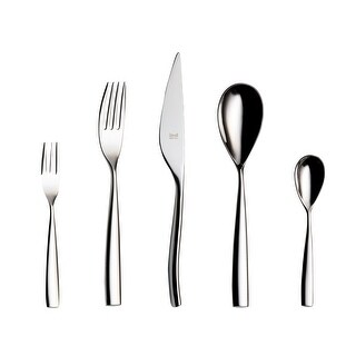 Mepra Arte Flatware Set with Cake Forks - 30 Pieces - Stainless Steel ...