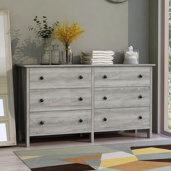 Marcello Contemporary 56-inch Wide Dresser with 3 or 6 Drawers by ...