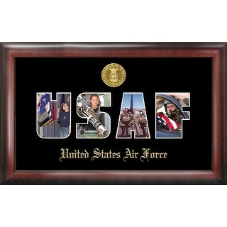 Patriot Frames Air Force Collage Photo Frame Gold Medallion - Bed Bath ...