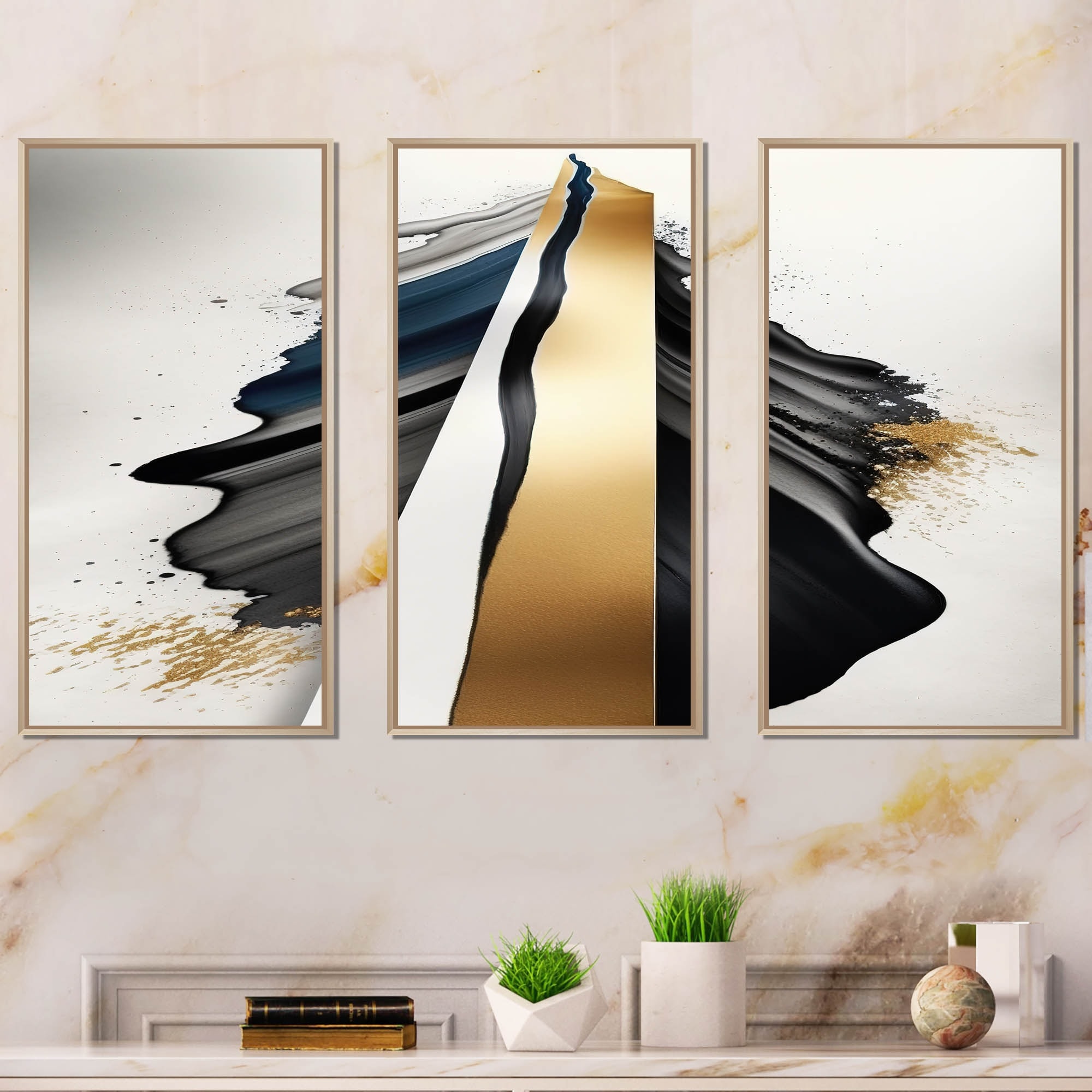 Black Framed Canvas - Bed Bath & Beyond