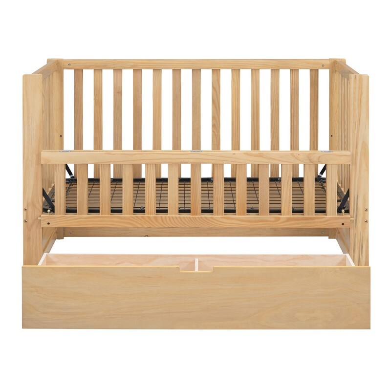 Convertible Crib Full Size Bed with Drawers and 3 Height Options Bed Bath Beyond 38881795