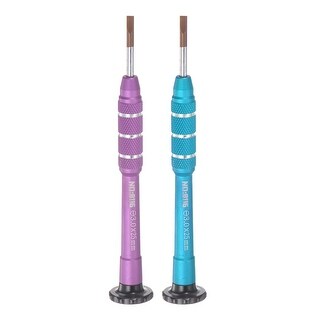 2pcs Precision Screwdriver 3mm Slotted Magnetic Head Swivel Lid Screw ...