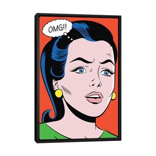 iCanvas "OMG" by Joseph McDermott Framed - Bed Bath & Beyond - 37085470