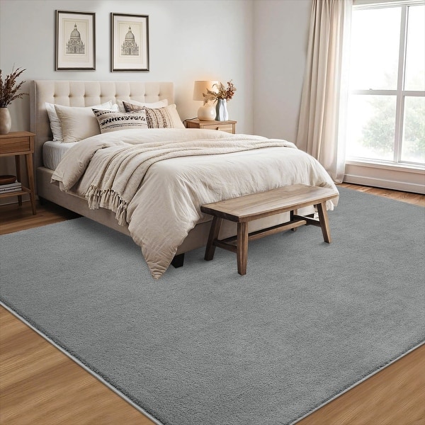 gray solid color rugs