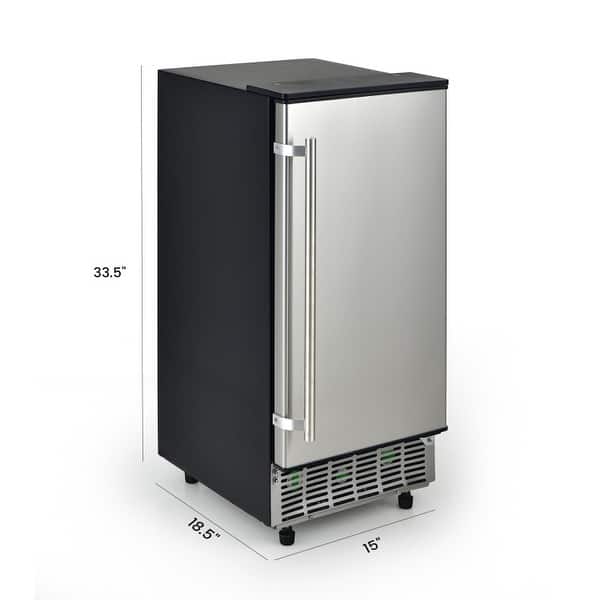 Free-Standing Built-in Undercounter Ice Maker - 15 x 20.3 x 33.5 inch ...