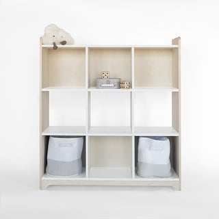 Cubo Cubbie 9 Storage Unit, Birch Wood, White Nico & Yeye - N/A - Bed ...
