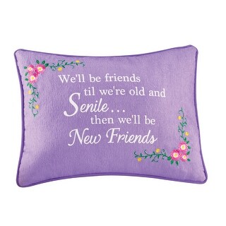 We'll Be Friends Til We're Old Accent Pillow Cover - Bed Bath & Beyond ...