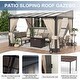 Wall Mounted Gazebo, Outdoor PC Board Roof Canopy Pergola Awnings with ...