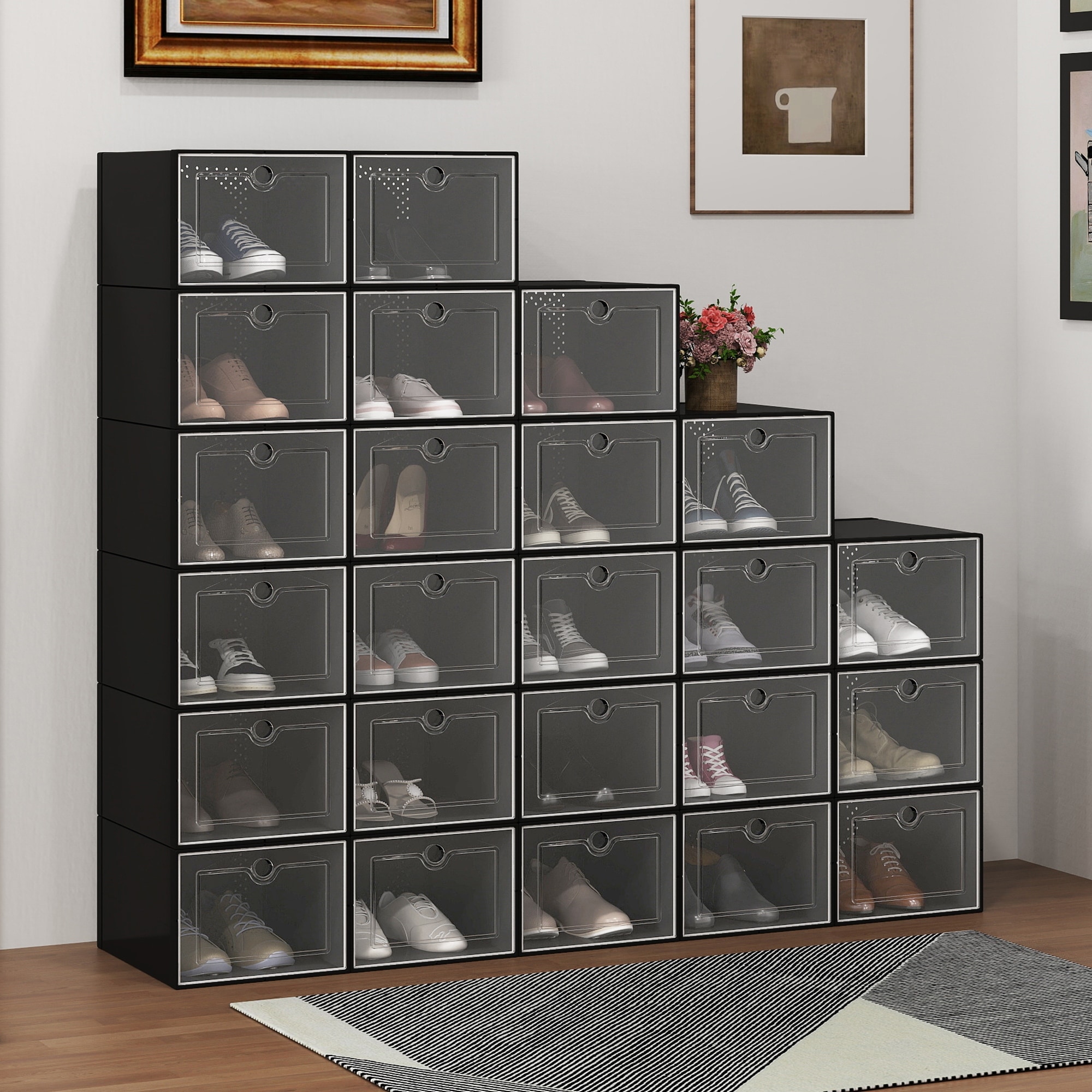 stackable shoe boxes uk