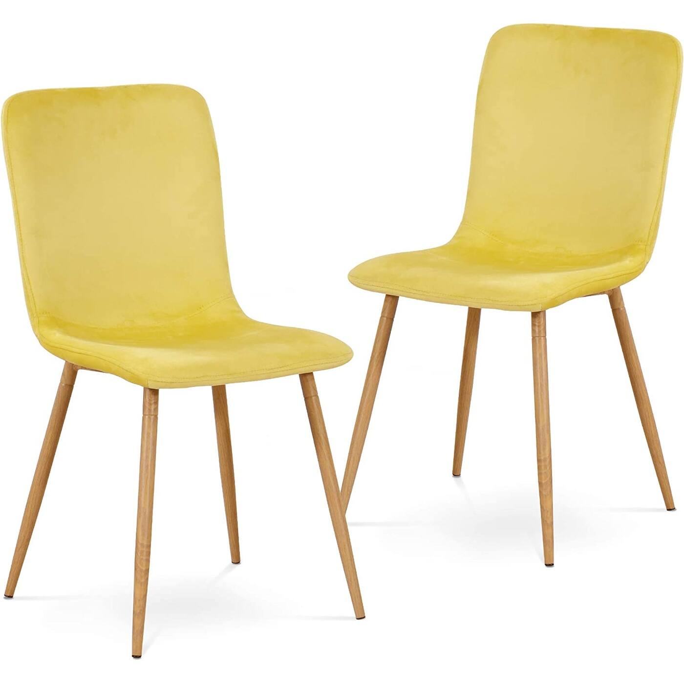 Ivinta Modern Dining Chair Mid Century Upholstered Armless Chair for Living Dining Room