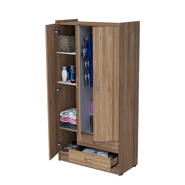Tall Armoire/ Wardrobe by Inval - Bed Bath & Beyond - 40010072