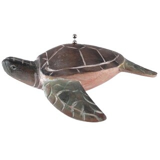 Tropical Ocean Sea Turtle Ceiling Fan Pull Carved - Bed Bath & Beyond ...