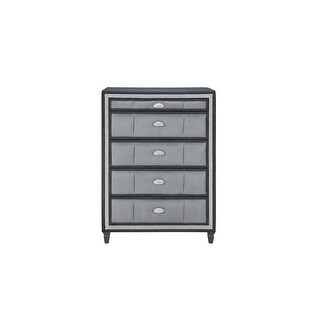 Vanna Dark Grey Chest - Bed Bath & Beyond - 41229289