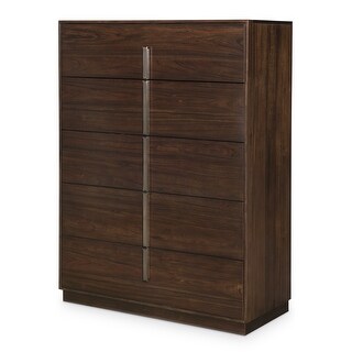 Paldao Five Drawer Chest in Sable - Bed Bath & Beyond - 32113552