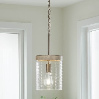 Kichler Lighting Maritime 1-Light Brushed Nickel Pendant Light - Bed ...