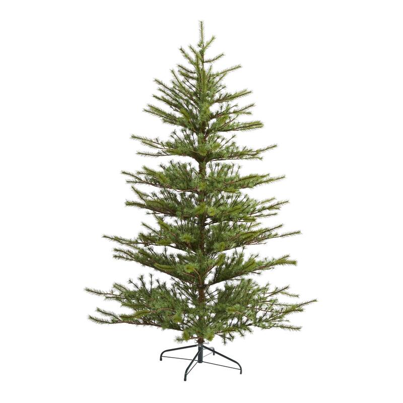 7' Vancouver Mountain Pine Christmas Tree with 374 Branches - Green ...