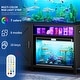 Moasis Aquarium Stand for 55-75 Gallon Fish Tanks with RGB Light Strip ...