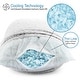 Nestl Gel-Infused Shredded Memory Foam Pillow - CertiPUR US Approved Cooling Pillow Cover - On ...