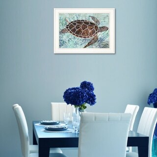 Wall art design studio multicolor framed print paper white frame - Bed ...