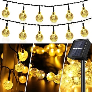 Solar Powered 30 LED String Light Outdoor Waterproof Yard Lamp - Bed ...