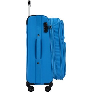 Softside Luggage Set 3 Piece Expandable Suitcase Upright Spinner ...