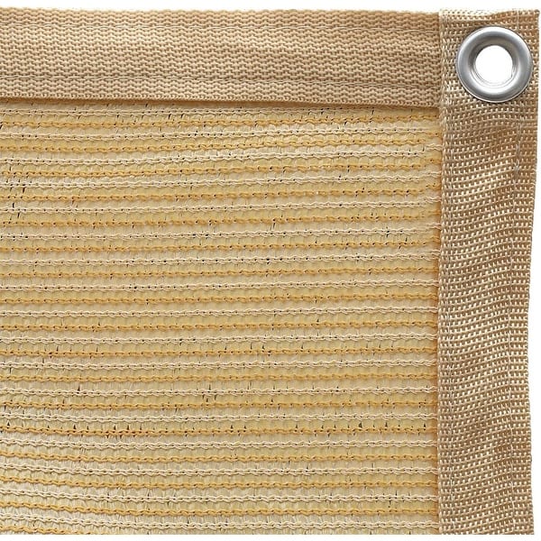90% Sun Shade Fabric 10x20ft with Grommets and Bungee Balls for Patio ...