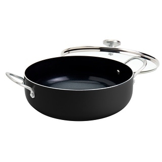Infuse 6Qt Aluminum Caldero / Saute Pan - Black - Bed Bath & Beyond ...