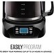 Chefman Programmable Electric Coffee Maker, Round Stainless Steel, 12 ...