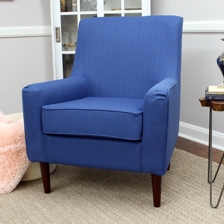Mid-Century Lounge Chair with Welted Track Arms, 34.5-inch Height ...
