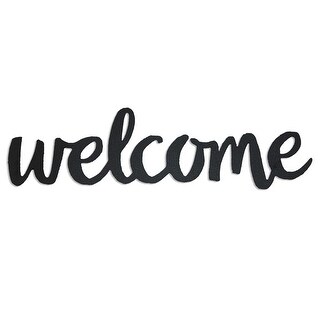 Welcome Magnet - Black Magnetic Message Home Decor, Welcome Sign - Bed ...