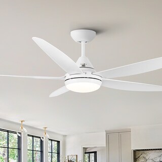 Adjustable 6-speed ceiling fan 56 inch integrated LED ceiling fan ...