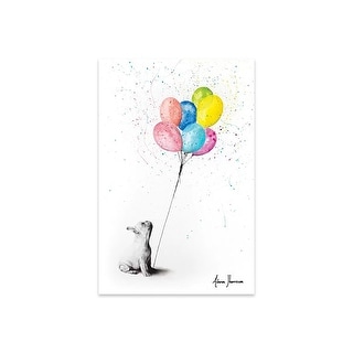 The French Bulldog And The Balloons Print On Acrylic Glass by Ashvin ...